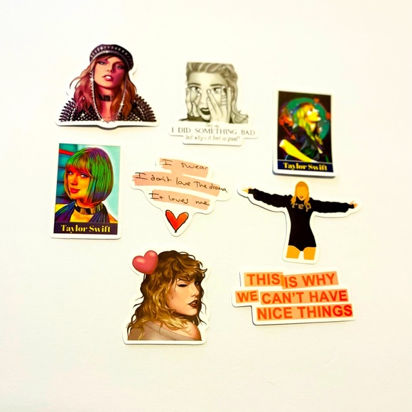 Other | Taylor Swift Sticker Pack Of 8 Reputation Era | Poshmark